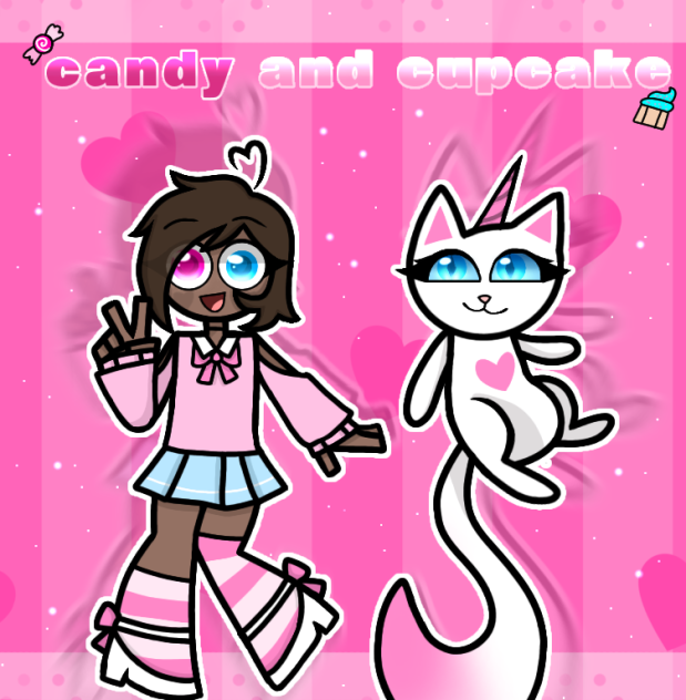 candy and cupcake - ibisPaint