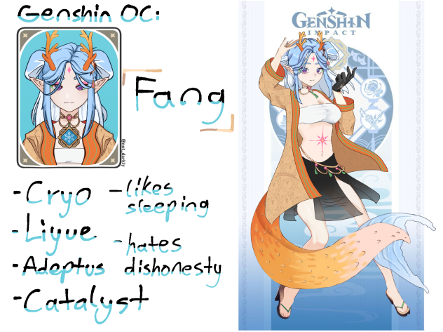Fang (Genshin OC) - ibisPaint