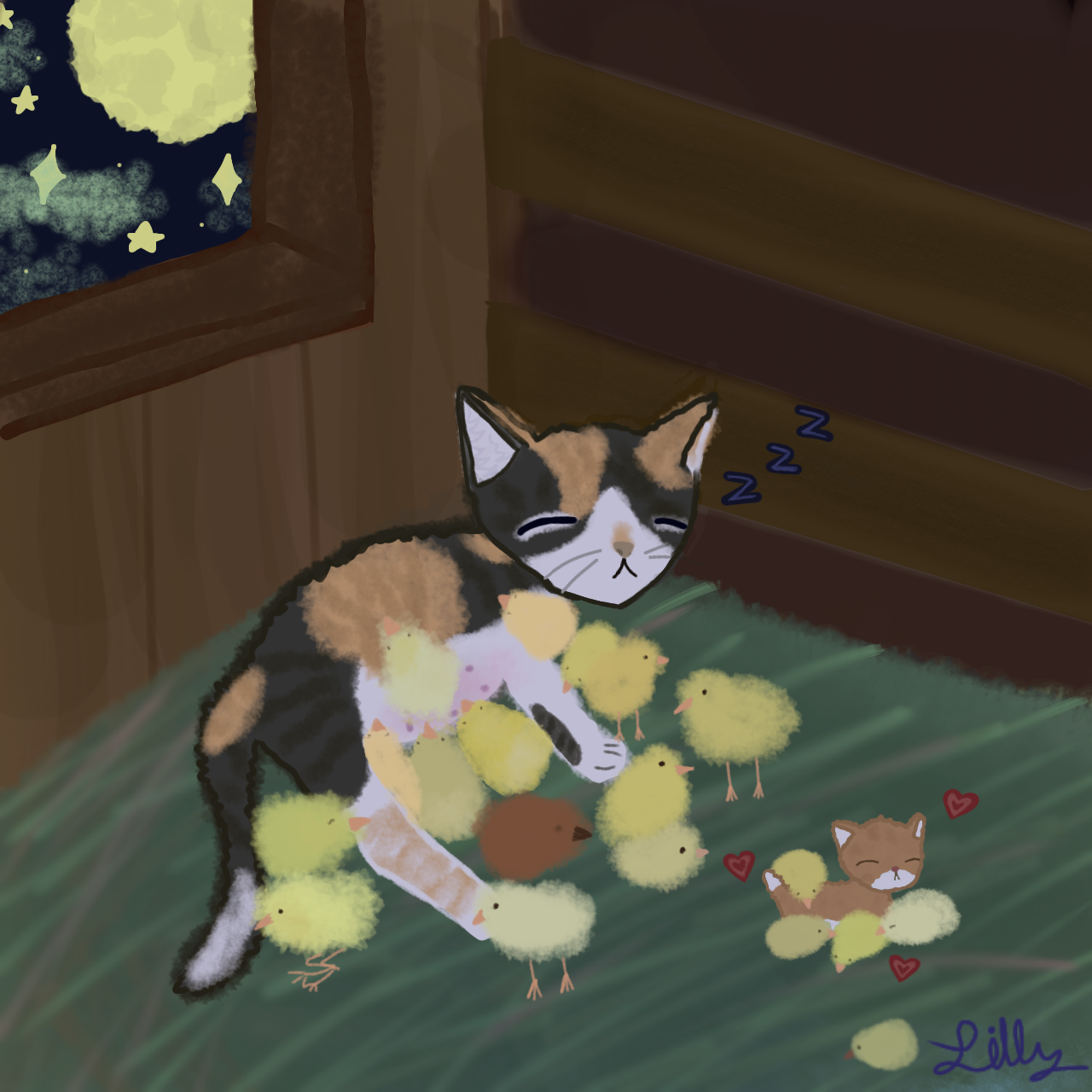 chick mama - ibisPaint