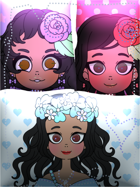 Sofi, mi mamá y yo ️💕 - ibisPaint