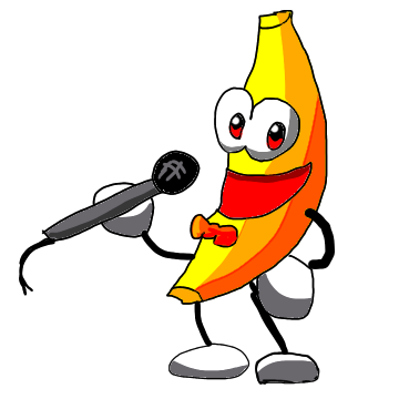Brain game dancing banana 2D - ibisPaint