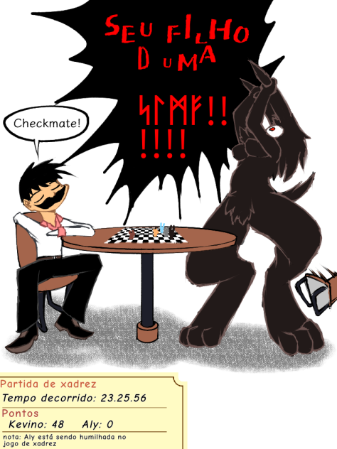 Kevino vs Aly (no xadrez) - ibisPaint