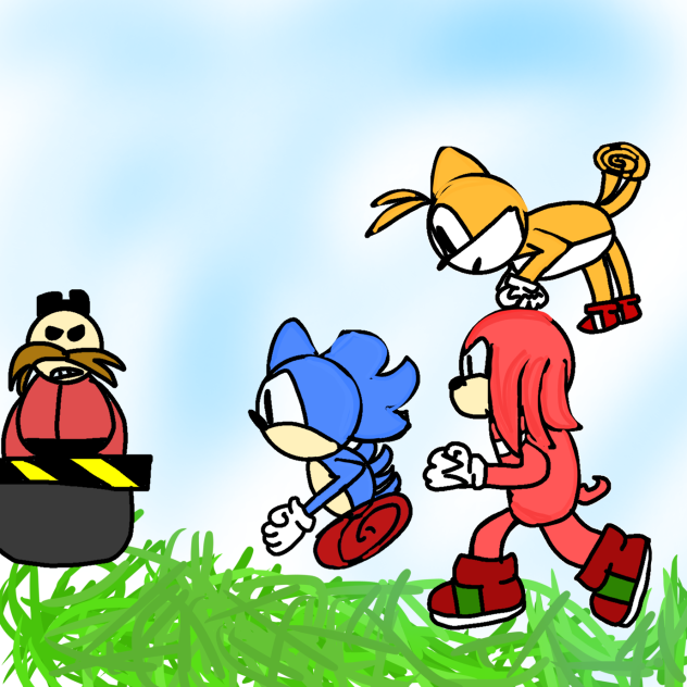 Sonic Fanart Remake - ibisPaint