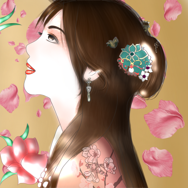 THE GIRL OF THE EMPRESS - ibisPaint