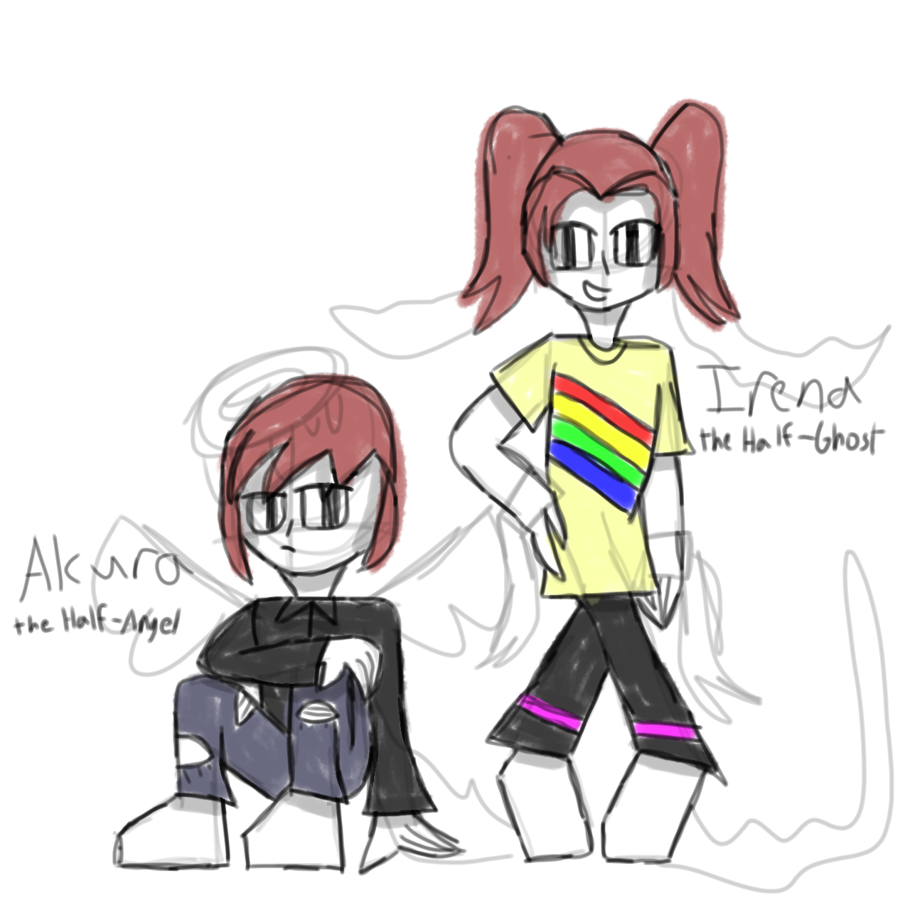 Half-Undead Siblings - ibisPaint