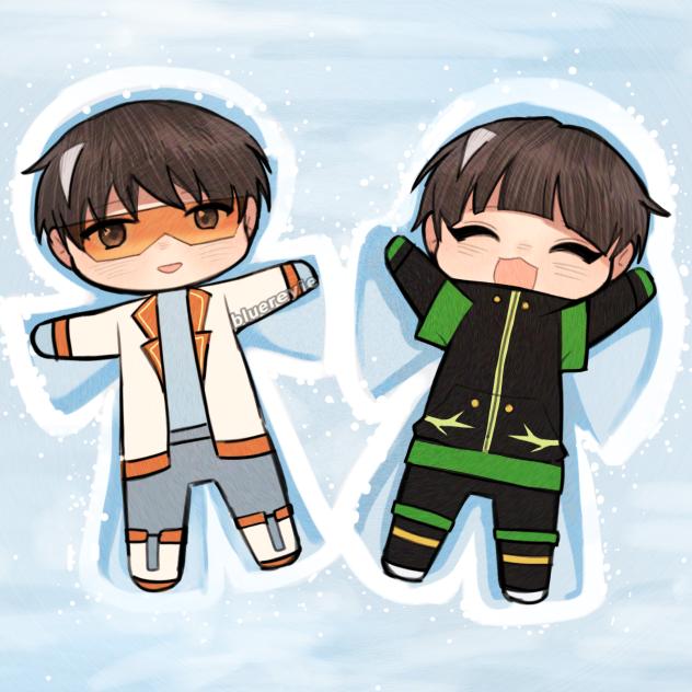 BoEl in Winter. Snow angel - ibisPaint