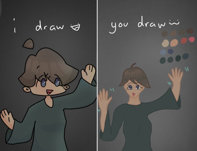 I draw you draw with Mel1932 - ibisPaint