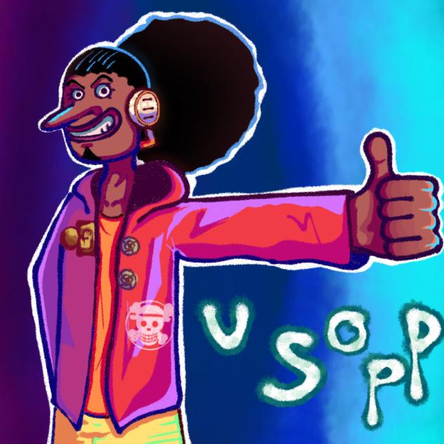 Usopp in cool jacket RE-DRAW - ibisPaint