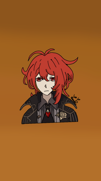 Diluc Ragnvindr - ibisPaint