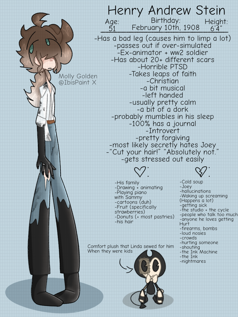 Henry Andrew Stein (info sheet) - ibisPaint