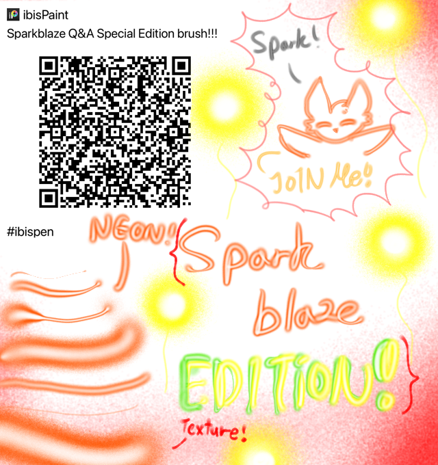 Sparkblaze Q&A Special Edition Brush!!! - ibisPaint