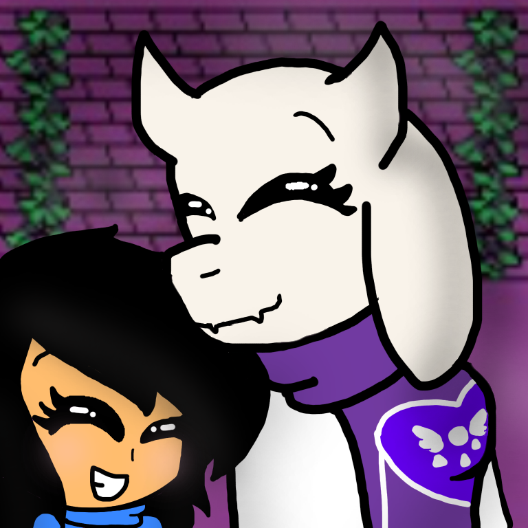 Toriel y yo en las ruinas - undertale - ibisPaint
