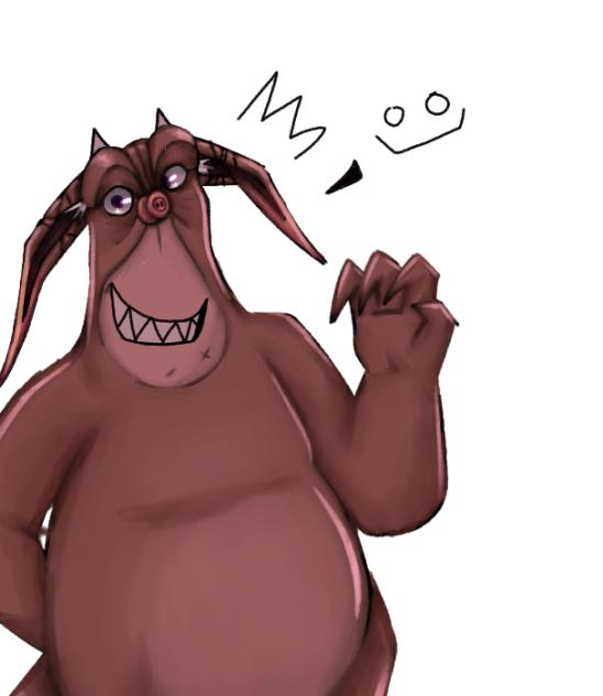 silly sketch of glob - ibisPaint