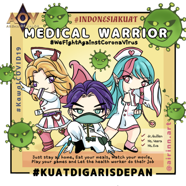 Medical Warrior Hero AoV - ibisPaint