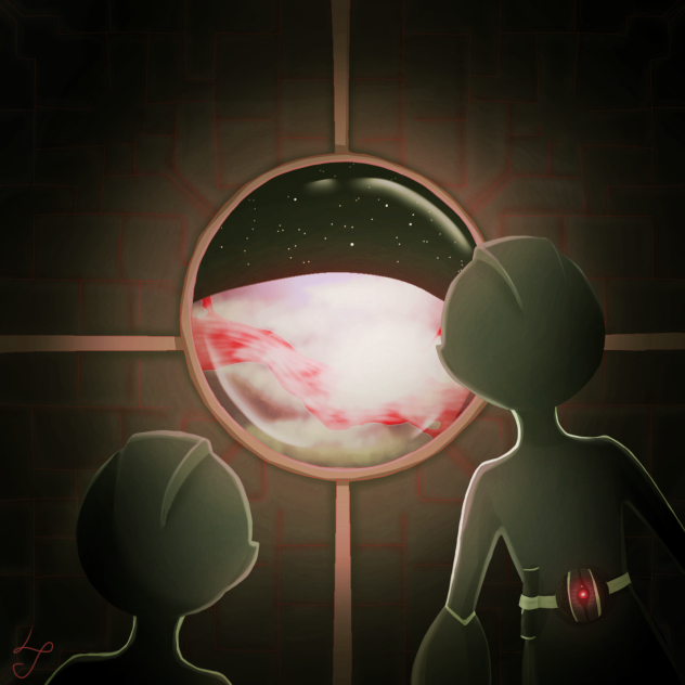 Red Spaceship!! - ibisPaint