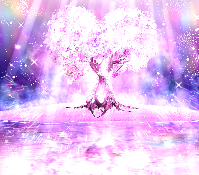 🌸Fantasy pink tree 2 - ibisPaint
