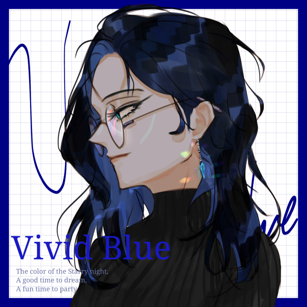 Vivid Blue - ibisPaint