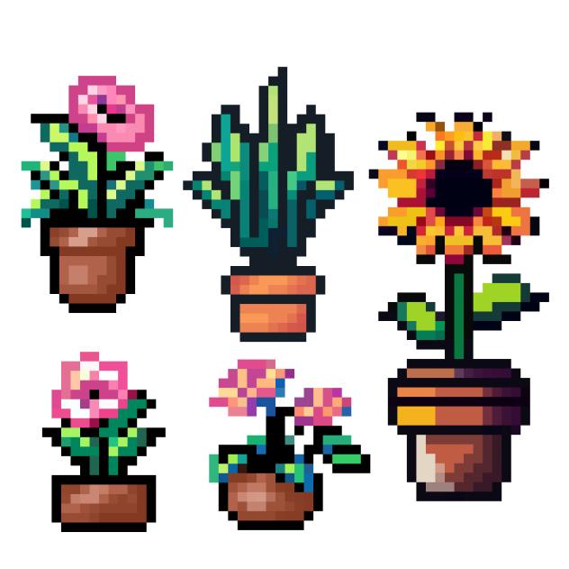 pixel plants 2 - ibisPaint