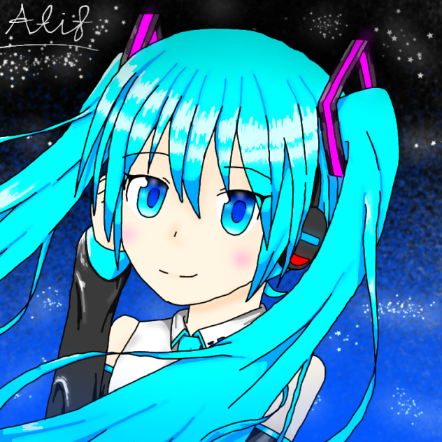 Just another Miku drawing - ibisPaint