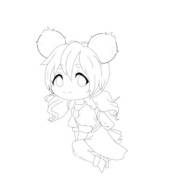 chibi mouse girl - ibisPaint
