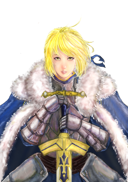 saber fate fgo - ibisPaint