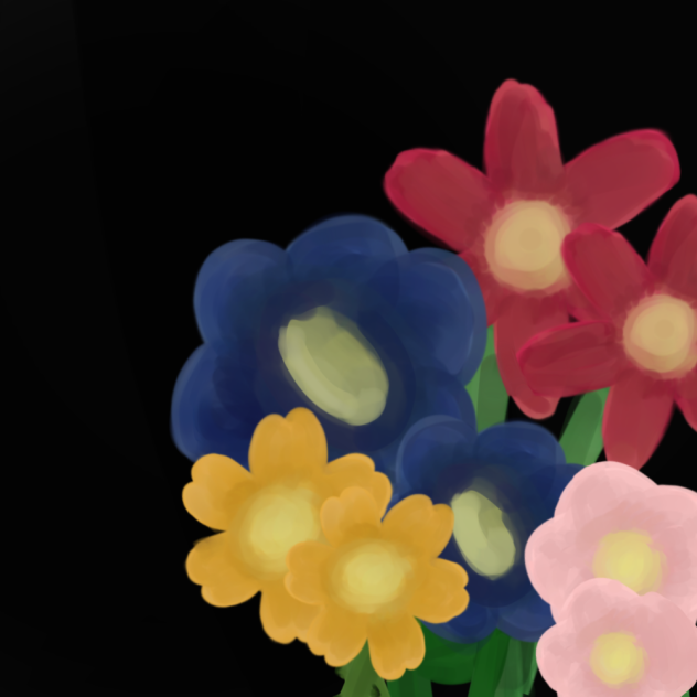 Untitled flowers - ibisPaint