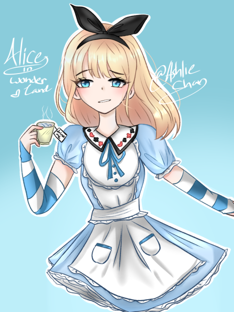 Alice in Wonderland speed paint - ibisPaint