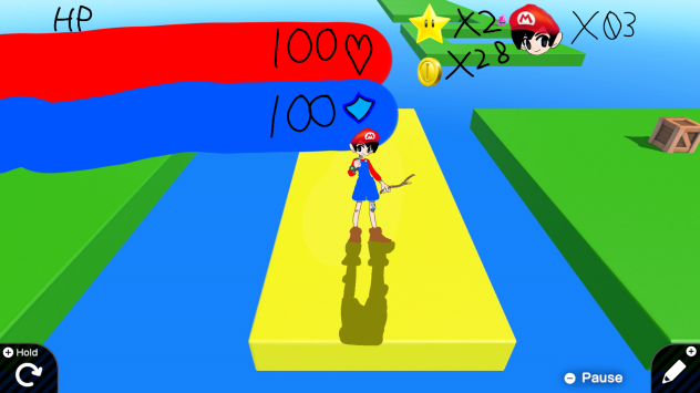 Mario Man The Video Game Gameplay 7 - ibisPaint