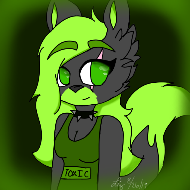 toxic the wolf - ibisPaint
