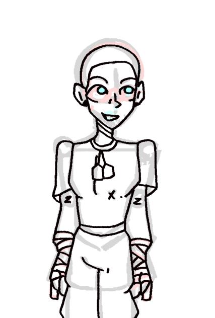 Lineart sketch of TF2 Scout - ibisPaint