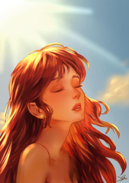 Sunlit calm☀️🌿 - ibisPaint