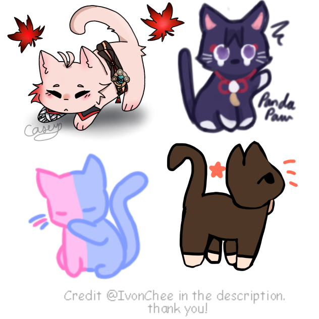 cat collab - ibisPaint