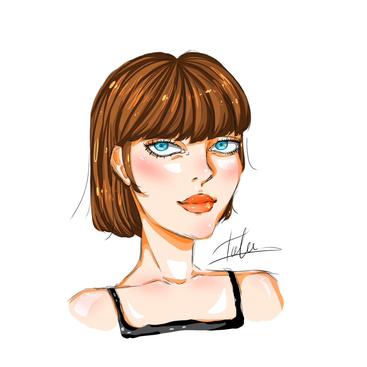 Girl sweet - ibisPaint