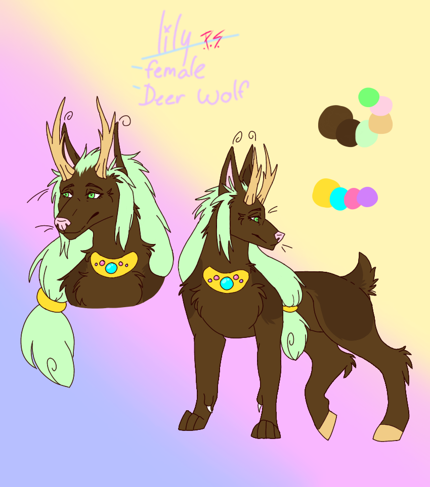 Lily ref sheet - ibisPaint