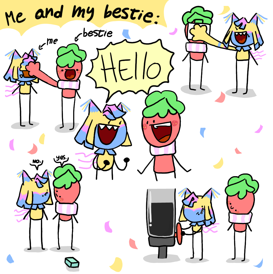 me and my bestie - ibisPaint