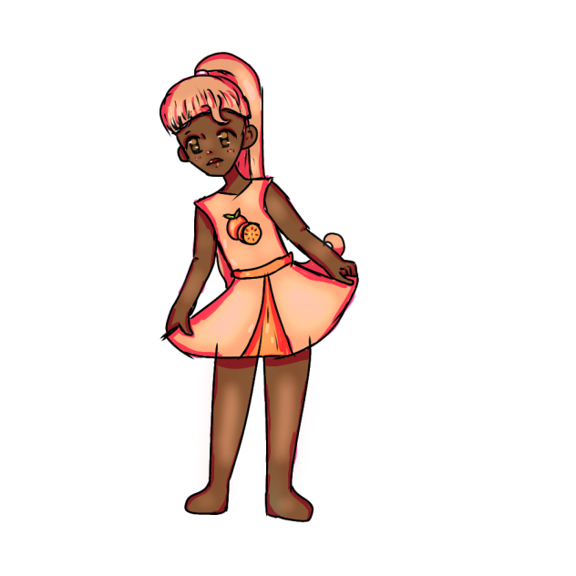 orange girl - ibisPaint