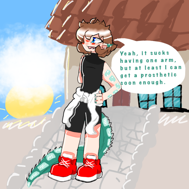 Kaiya’s Prosthetic Arm Talk - ibisPaint