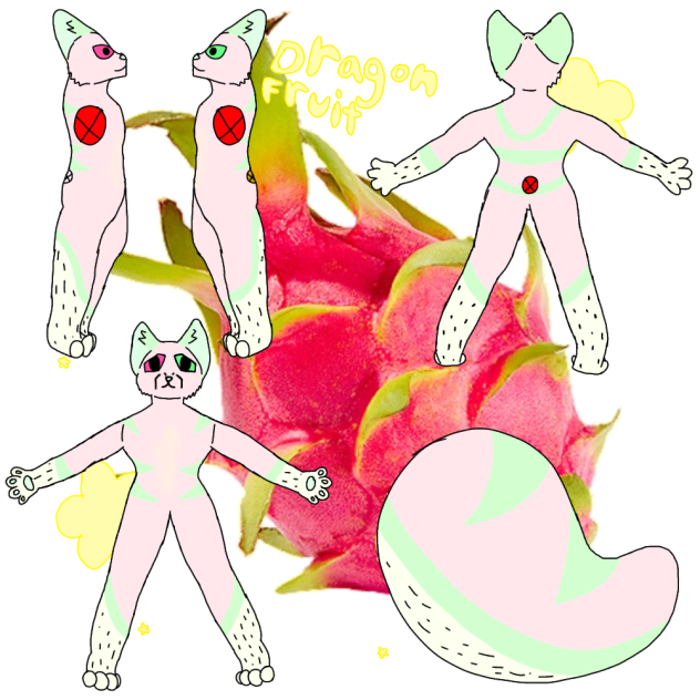 My Fursona Dragonfruit - ibisPaint