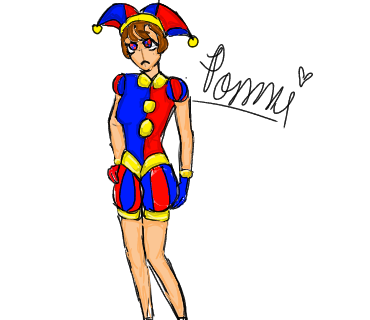 pomni as a human - ibisPaint