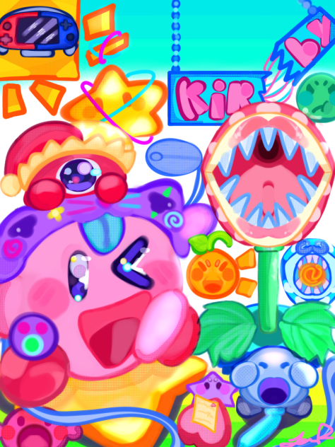KIRBY !!!!! - ibisPaint