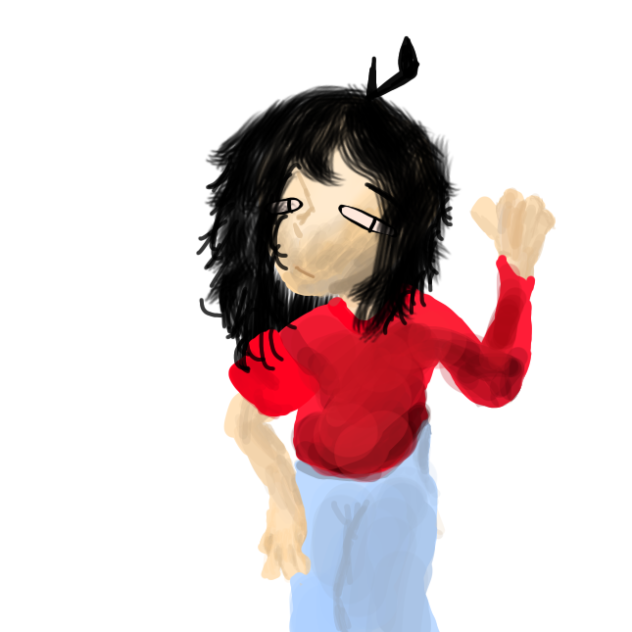 She’s on crack 😨 - ibisPaint