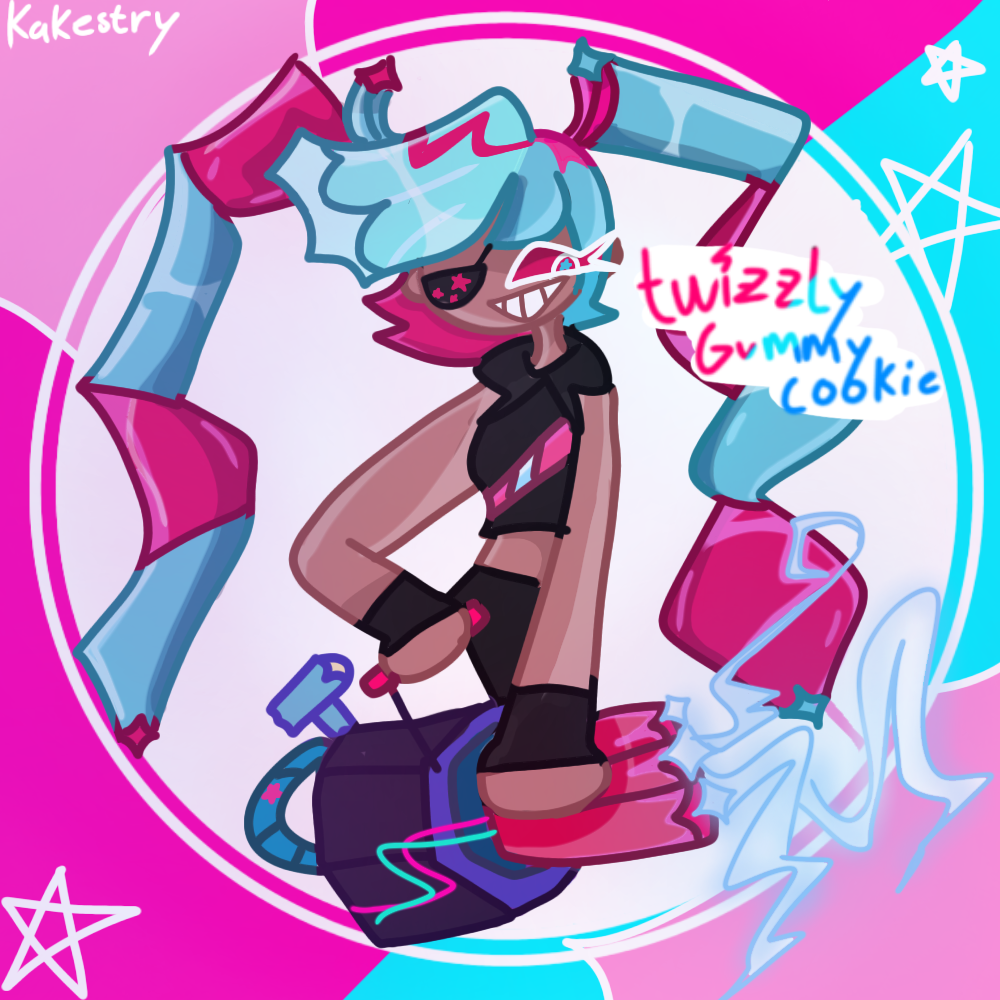 twizzly gummy cookie - ibisPaint