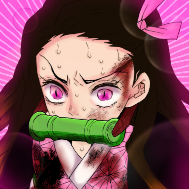 nezuko manga panel - ibisPaint