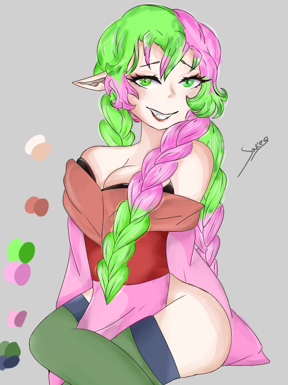 mitsuri oni👹🩷 - ibisPaint