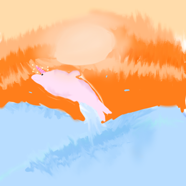 Unicorn doliphin - ibisPaint