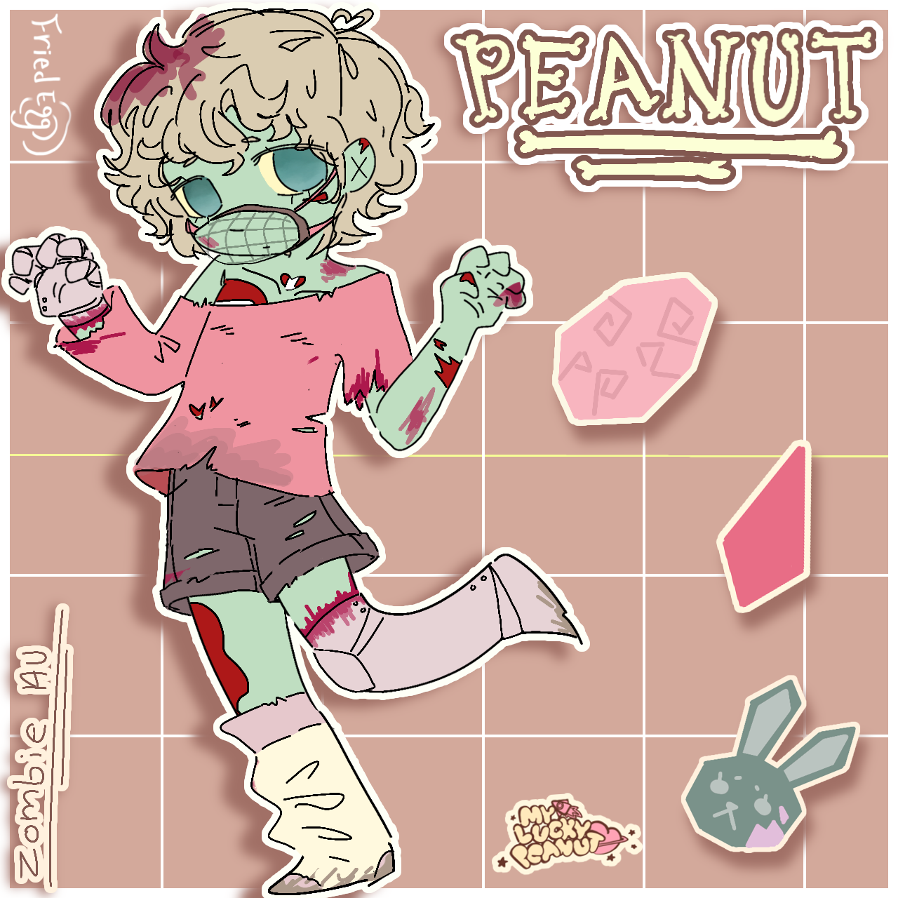 Peanut Zombie AU - ibisPaint