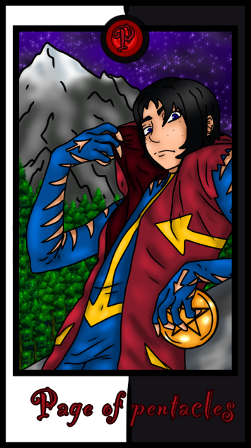Page of pentacles - ibisPaint