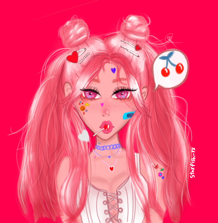 hot pink - ibisPaint