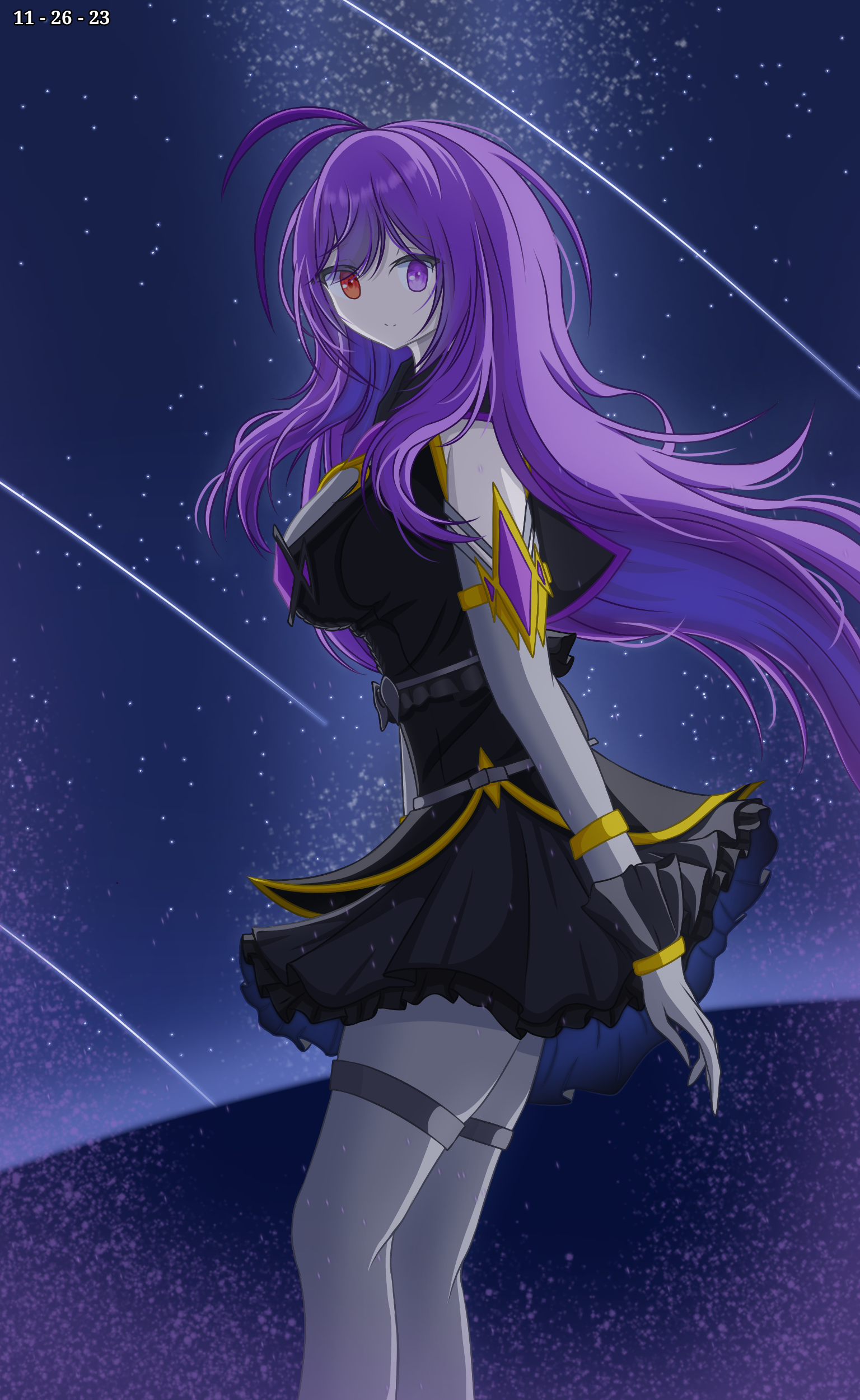 Akazi Under The Light of Space - ibisPaint
