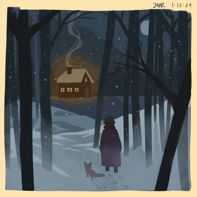 Late Night Snow - ibisPaint